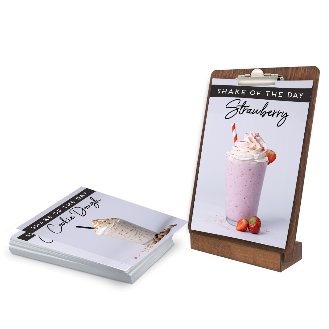 Shake of the Day Board - Cheeky Moo Shakes from Projuice