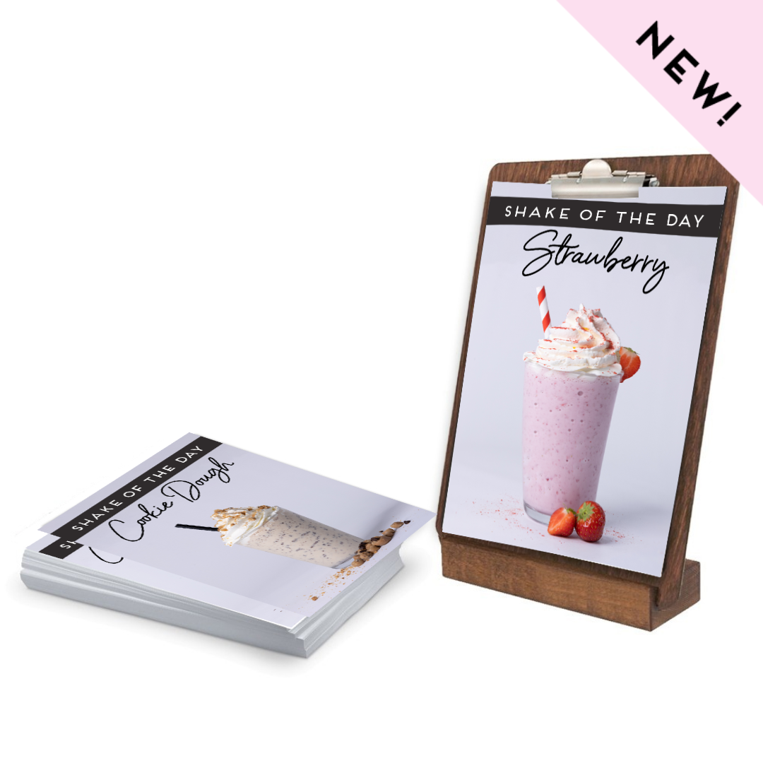 Shake of the Day Board - Cheeky Moo Shakes from Projuice